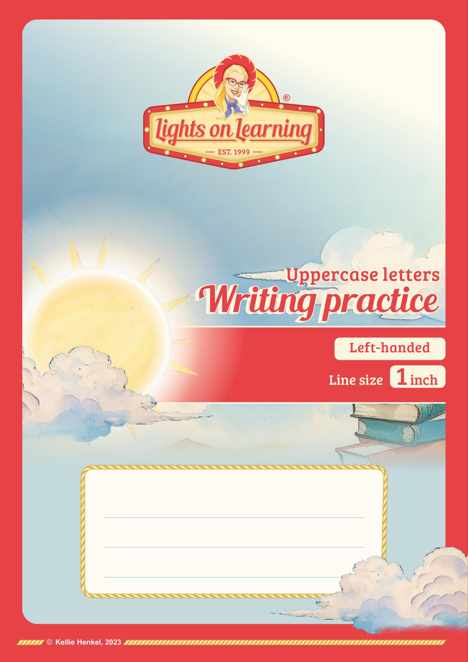 1 Inch Series Of Uppercase Letters Left Handed – Lights on Learning