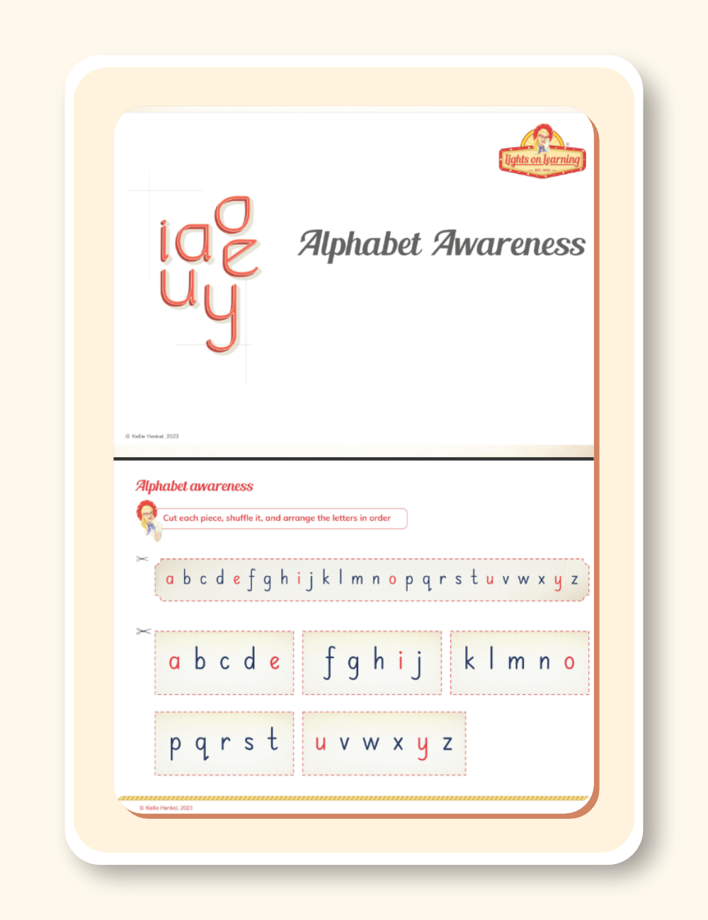 Alphabet Awareness – Lights on Learning